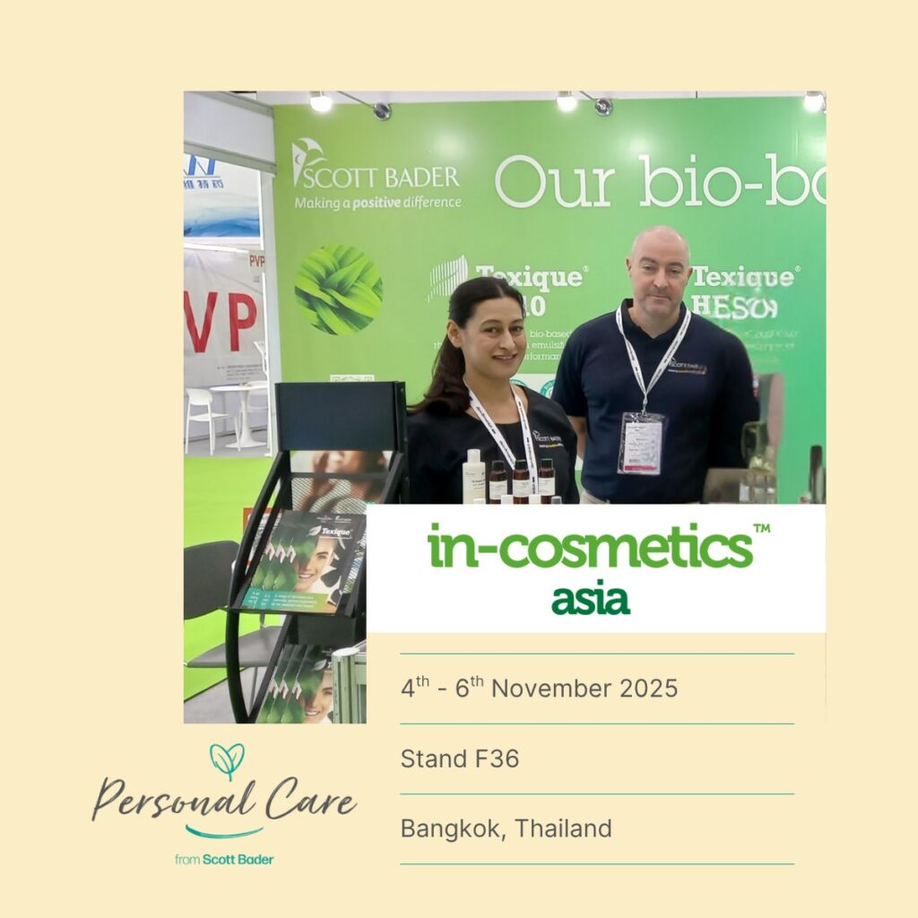 Scott Bader Exhibiting Cosmetics Asia 2025 | Scott Bader Personal Care ...